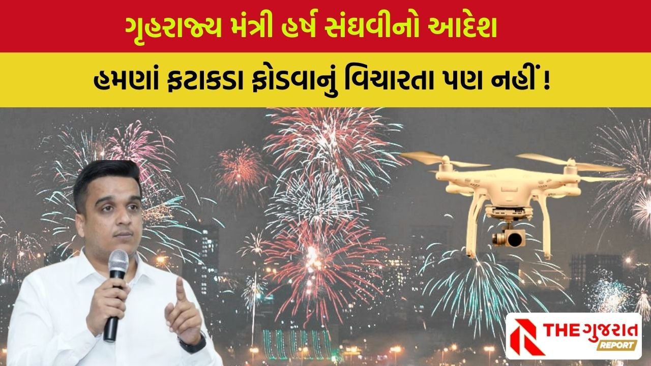 Gujarat: રાજ્ય સરકારનો મોટો આદેશ, ગુજરાતમાં ફટાકડા ફોડવા અને ડ્રોન ...